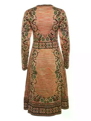 Missoni Floral-jacquard Midi Dress - Neutrals