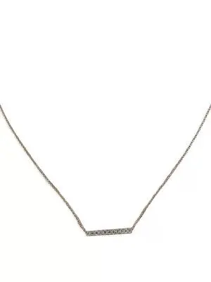 LB EXCLUSIVE 14k White Gold Diamond Necklace