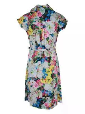 Erdem Floral-print Buttoned Mini Dress