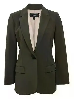 Theory Single-breasted Flap-pocket Blazer