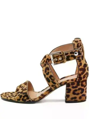 GIANVITO ROSSI 60mm Leopard-print Sandals