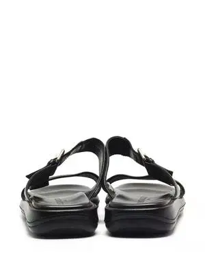 LOUIS VUITTON Buckle-strap Flat Sandals