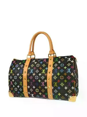 LOUIS VUITTON X Takashi Murakami Speedy 45 Handbag - Black