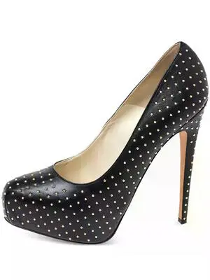 Brian Atwood Stud-embellished Stiletto Pumps - Black