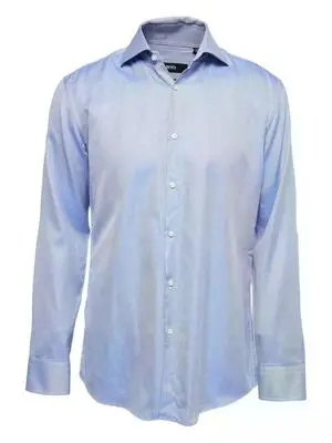 BOSS Herringbone Cotton Shirt