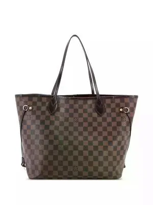 LOUIS VUITTON Neverfull Damier Mm Tote Bag - Brown