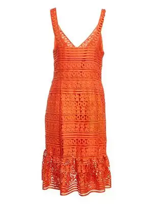 Diane Von Furstenberg Lace Midi Dress