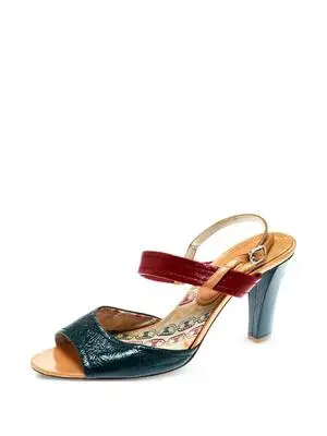 Celine 80mm Patent Leather Sandals