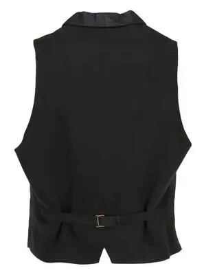 ROMEO GIGLI 1990s Striped Single-breasted Waistcoat