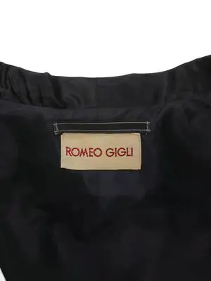 ROMEO GIGLI 1990s Striped Single-breasted Waistcoat