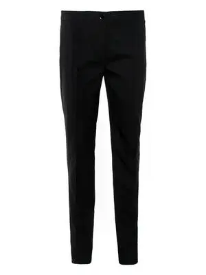 Burberry Wool Blend Straight-leg Trousers - Black
