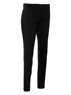 Burberry Wool Blend Straight-leg Trousers - Black