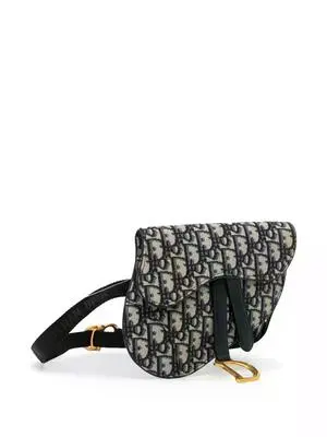 Dior Oblique Saddle Belt Bag - Blue