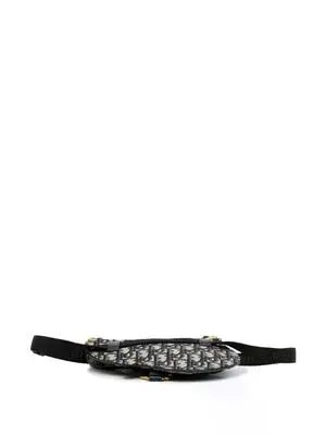 Dior Oblique Saddle Belt Bag - Blue