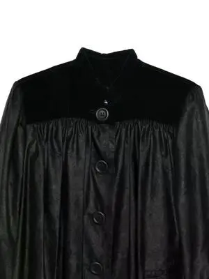 Saint Laurent 1980s Silk Single-breasted Coat