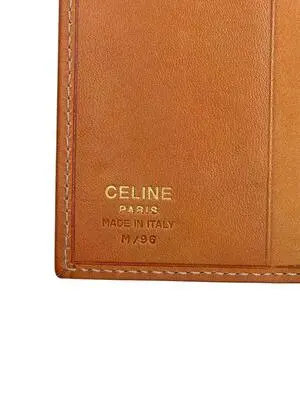 Celine 1996 Macadam Coated Canvas Wallet Long Wallets