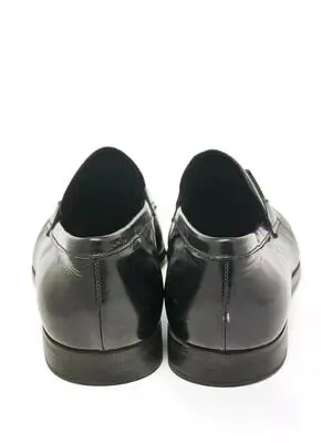 Giorgio Armani Leather Loafers - Black