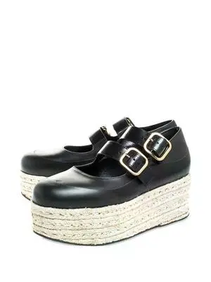 Marni Double-buckle Platform Espadrille