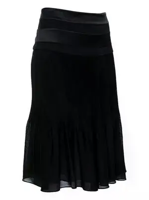 Giorgio Armani Silk Flared Skirt