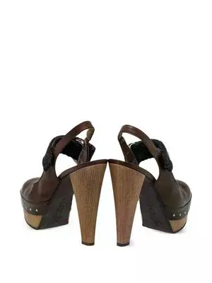 Marni 125mm Platform Slingback Pumps