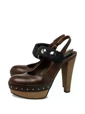 Marni 125mm Platform Slingback Pumps