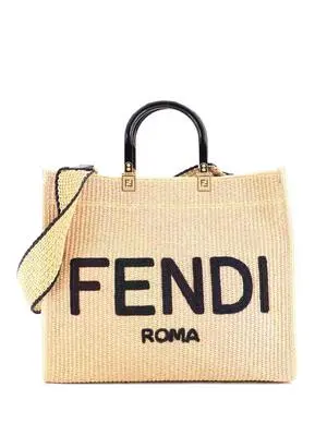 Fendi Raffia Totes