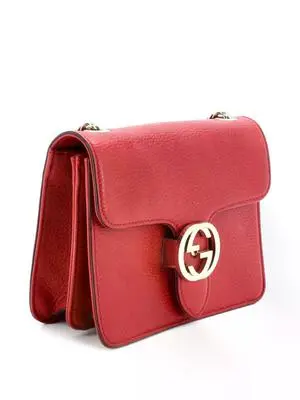 Gucci Interlocking Leather Shoulder Bag
