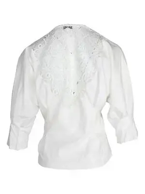 Sandro Lace-insert Dolman Blouse