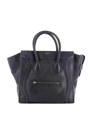 Celine Luggage Bag Grainy Leather Mini Tote Bag