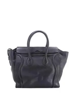 Celine Luggage Bag Grainy Leather Mini Tote Bag