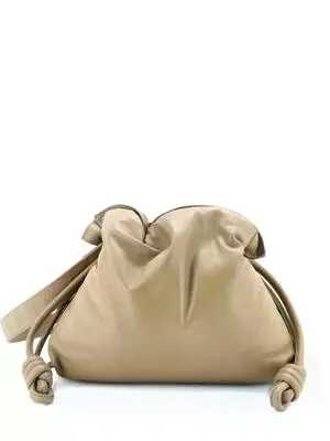 Loewe Medium Flamenco Knot Clutch Bag - Neutrals