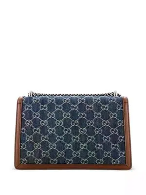 Gucci Dionysus Gg Denim Shoulder Bag - Blue