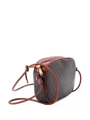 Saint Laurent Le Monogramme All Over Coated Canvas And Leather Small Crossbody Bag