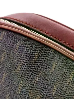 Saint Laurent Le Monogramme All Over Coated Canvas And Leather Small Crossbody Bag