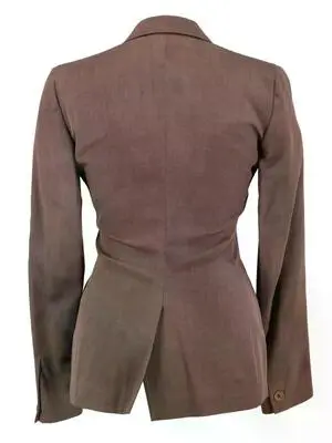 ROMEO GIGLI Single-breasted Blazer - Brown