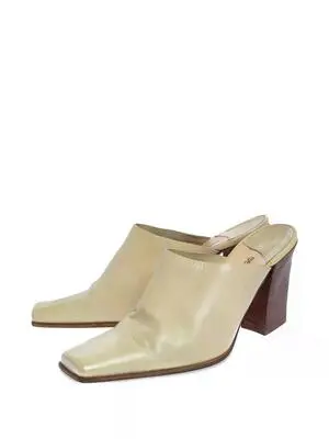 SERGIO ROSSI 85mm Square-toe Block-heel Mules