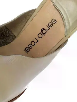 SERGIO ROSSI 85mm Square-toe Block-heel Mules