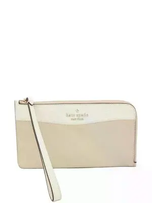 Kate Spade New York Lucy Colourblocked Wallet - Neutrals