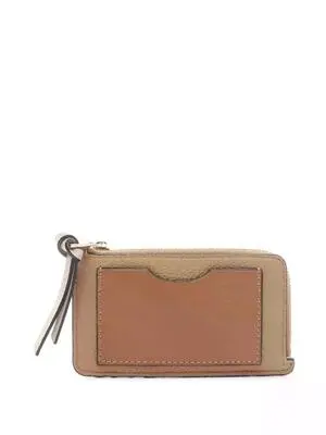 Loewe 2010-2025 Calfskin Anagram Coin Pouch - Brown