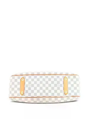 LOUIS VUITTON Siracusa Gm Damier Shoulder Bag - White