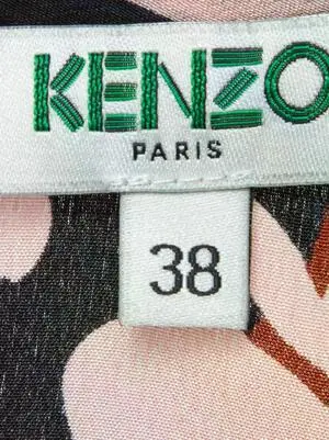 Kenzo Floral-print Peplum Top