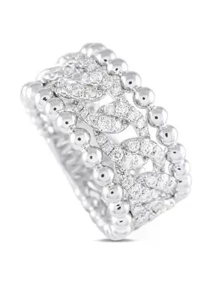 LB EXCLUSIVE 18k White Gold Diamond Ring - Silver