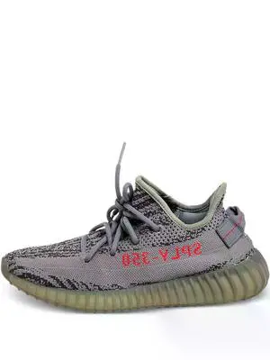 ADIDAS X YEEZY Boost 350 V2 Knitted Lace-up Sneakers - Grey