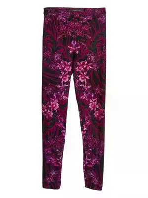 Versace Floral-print Leggings