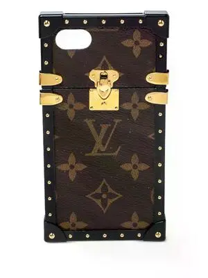 LOUIS VUITTON Eye Trun Iphone 7 Case - Brown