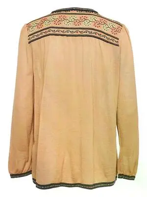 Missoni Embroidered Knitted Top - Brown