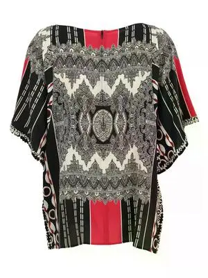 Etro Patchwork Silk Blouse