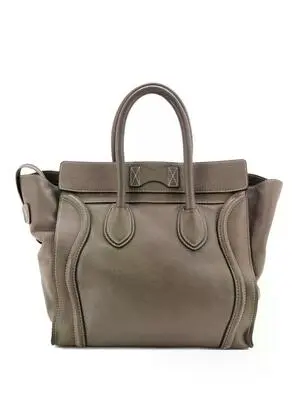 Celine Luggage Bag Grainy Leather Mini Tote