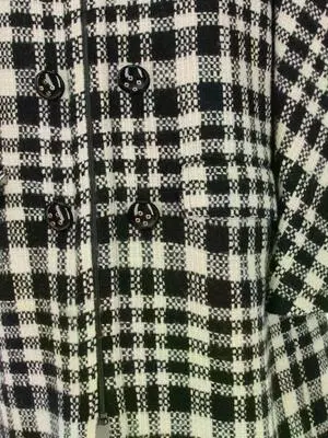 Valentino Garavani 1980s Double-breasted Checked Coat
