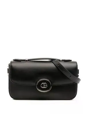 Gucci Mini Leather Petite Gg Satchel - Black